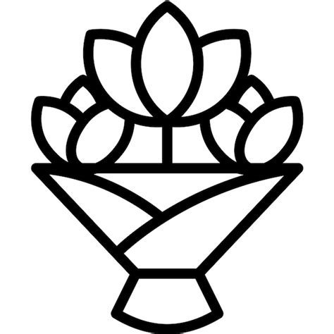 Premium Vector Flower Bouquet Vector Illustration