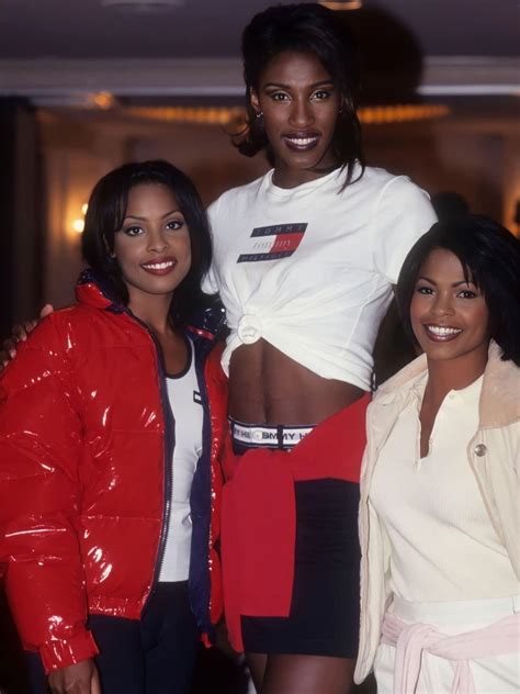 Lisa Leslie And Dj Spinderella And Nia Long At The Vibe Magazine Fashion
