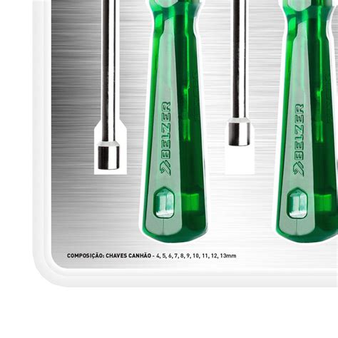 Jogo De Chaves Canhão Tipo Belzer 252010bn