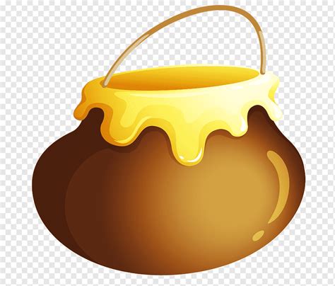 꿀 단지 만화 그리기 꿀 단지 꿀 꿀벌 음식 꿀 항아리 Png Pngwing