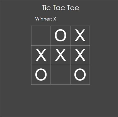 Github Ozerozturk Tic Tac Toe Tic Tac Toe Game