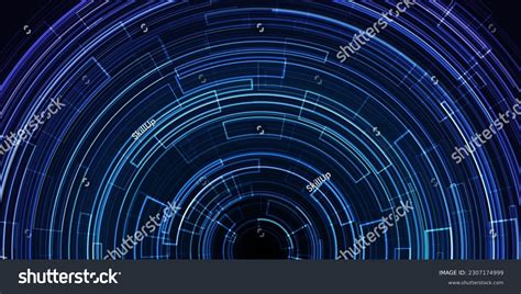 Ui Circular Hud Screen Tech System Stock Vector Royalty Free 2307174999 Shutterstock