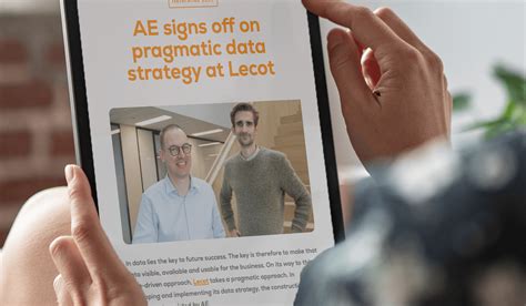 Ae Signs Off On Pragmatic Data Strategy At Lecot