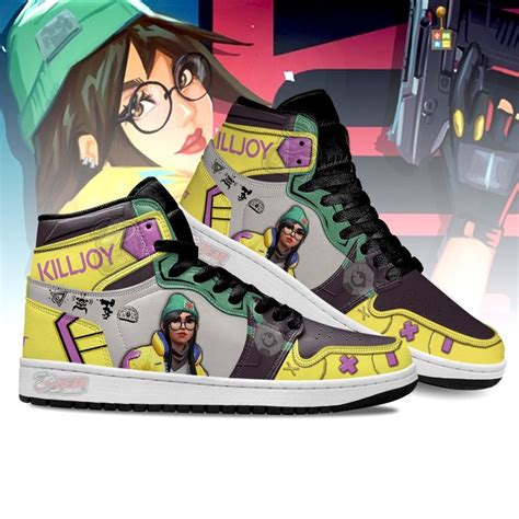Killjoy Valorant Agent Shoes Custom For Gamer Mn13 In 2023 Sneakers