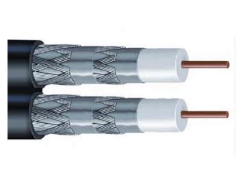 RG Dual Quadshield Coaxial Cable Per Foot End Fitted Houston Media Systems