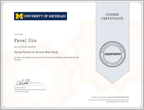 Pavel Ilin On Linkedin Ai Coursera Python Data