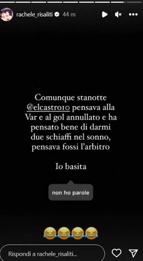 Castrovilli Incubi Dopo Il Gol Annullato Rachele “mi Ha Preso A