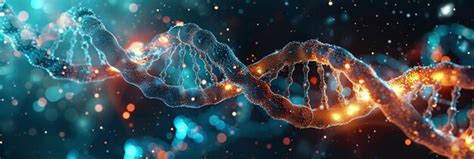 Premium Photo Dna Helix Structure Glowing