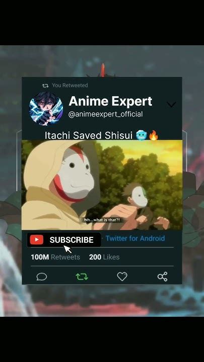 Itachi Saved Shisui 🥶🔥 Shorts Anime Naruto Narutoshippuden