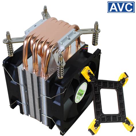 Avc 6铜管cpu散热器1366双路服务器主板 X58 X79 2011cpu风扇1700虎窝淘