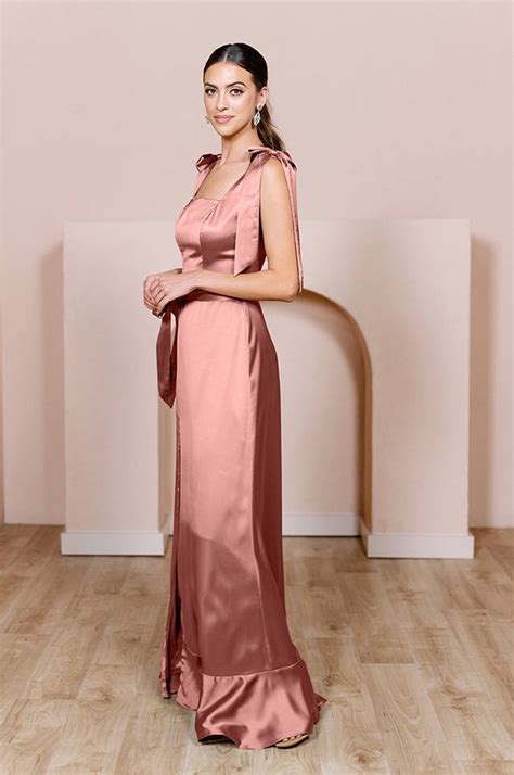 Stevie Satin Dress Bridesmaid Dress Colors Satin Dresses Colorful