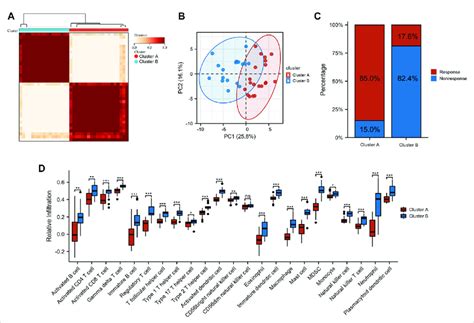Identification Of Subtypes In Cd A Consensus Clustering Matrices Of