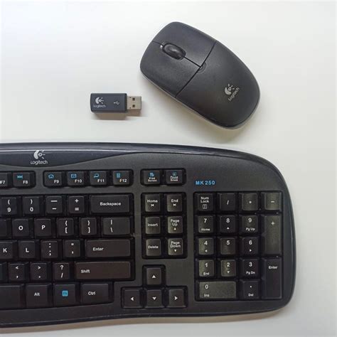 Logitech Wireless Keyboard And Mouse Combo MK250 Computers Tech Parts Accessories