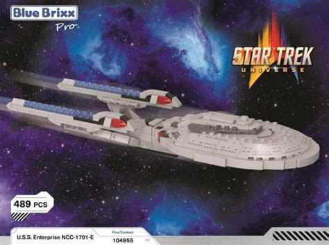 BlueBrixx Specials 104955 Star Trek USS Enterprise NCC 1701 E