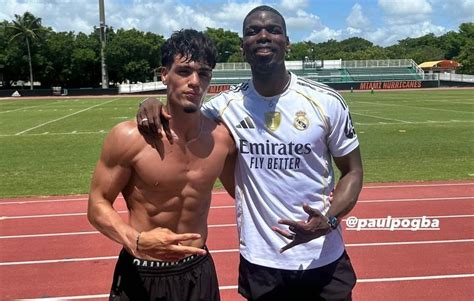 پل پوگبا در پیراهن جدید رئال مادرید عکس طرفداری