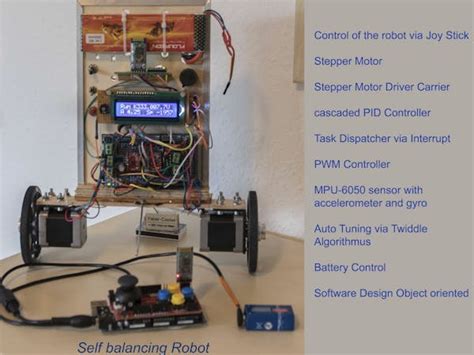 Two Wheeled Self Balancing Robot With Stepper Motor Arduino Project Hub