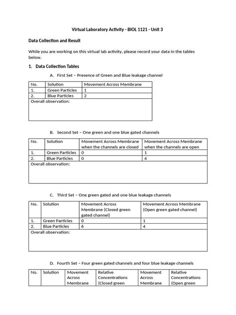 Experiment 2 Data Collection And Result Pdf