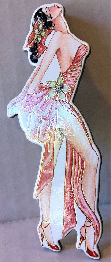 Retro 20s Sexy Glamour Fashion Christmas Tree Ornaments Mintsealed