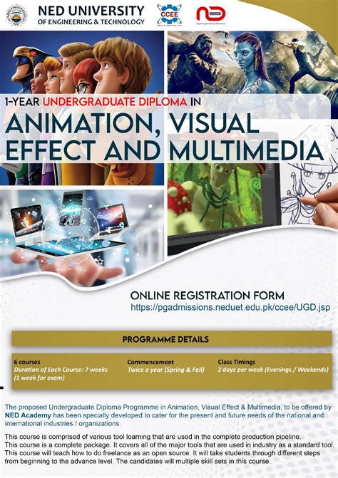 UGD In Animation Visual Effect Multimedia NED Academy CCEE