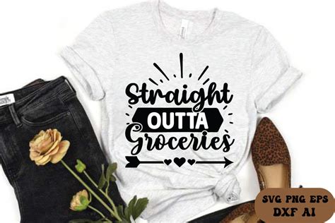 Straight Outta Groceries Svg Graphic By Lazy Crafter · Creative Fabrica