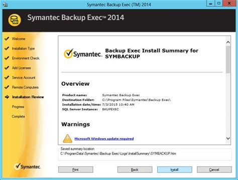Backup Exec 2015 Gananax