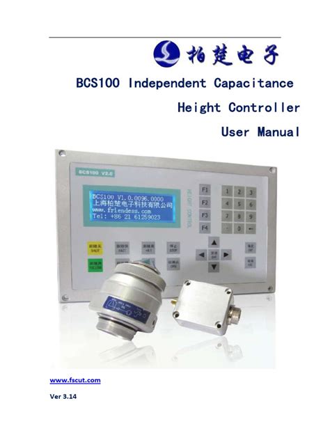 Bcs100 Height Controller User Manual V315 Pdf