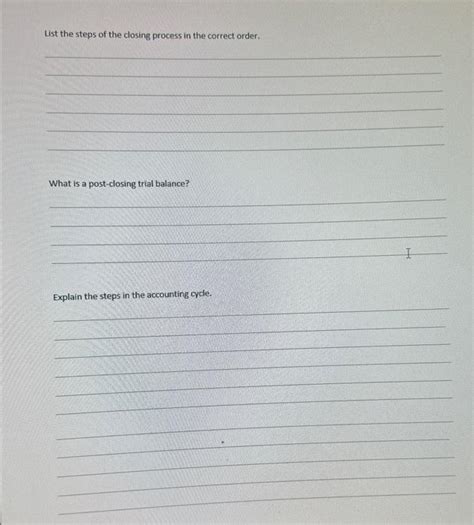 Solved Chapter 4 Completing The Accounting Cycle What Are Chegg