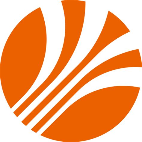 橙色圆形抽象logo素材LOGO图标素材 标小智