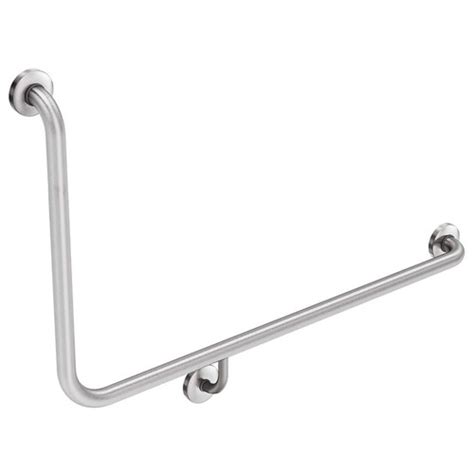 Accessible 960 X 600mm Stainless Steel Right Hand Grab Rail Temple