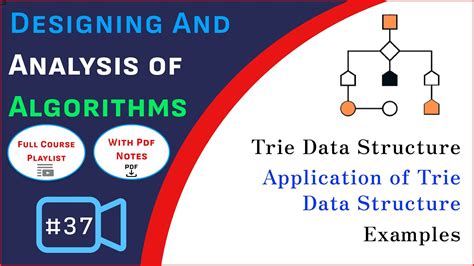 Trie Data Structure Application Of Trie Data Structure Examples Daa Youtube