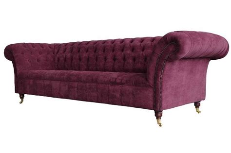 Jvmoebel Sofa Chesterfield Design Couch Polster Textil Sofa Couchen