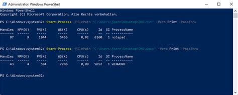 Powershell Dokument Drucken Standarddrucker Der Windows Papst It
