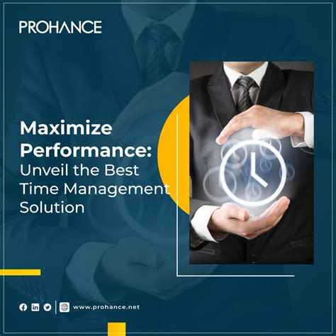 Prohance On Linkedin Timemanagement Data Productivity