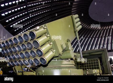 Multi Barrel Rocket Launcher Mrl Or Multiple Launch Rocket System