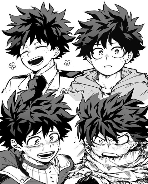 Pin By Maki 【まき】 On Mha Art Sketches Drawings Anime Drawings