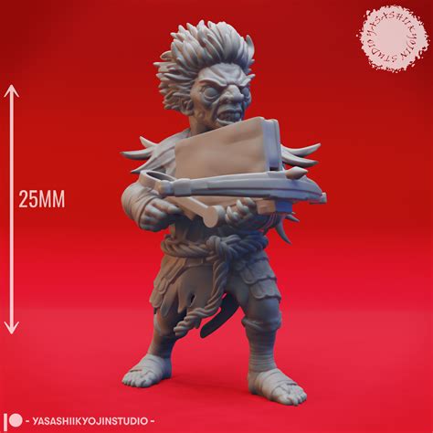 3d File Derro Repeating Crossbow Tabletop Miniature Pre Supported 🎲 ・model To Download And