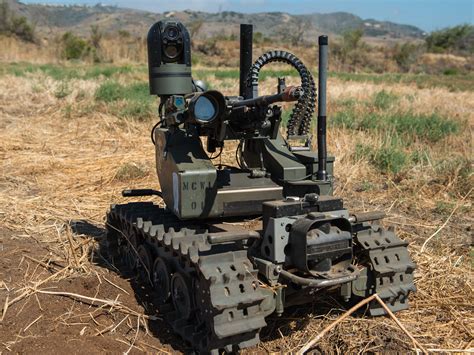 The Marines Are Testing A Robot Armed With A Machine Gun Know The