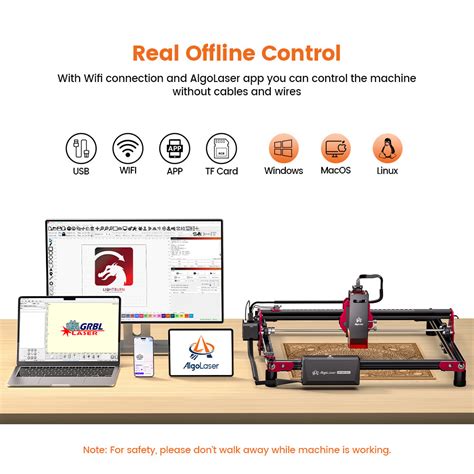 Algo Diy Kit Mini Engraver 5w Output Power 200mms Cutting And Engraving Machine For Diy Wood