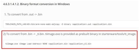 PROCESSOR SDK AM437X CCS To Generate Ti Bin File Code Composer