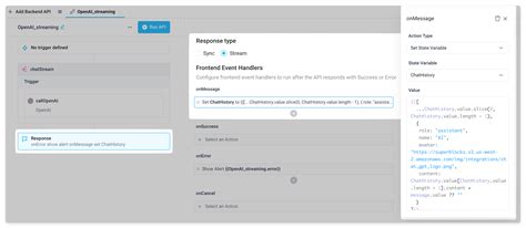Create A Real Time Chatbot With Streaming And OpenAI Superblocks Docs