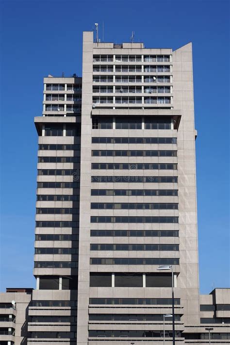 Brutalist Concrete Tower Stock Image Image Of Architecture 43770397