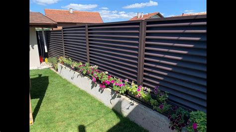 Монтаж на оградни пана Алфа и Зета Youtube