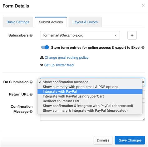 Paypal The Form Builder Blog