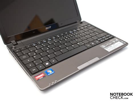 Review Acer Aspire Subnotebook Notebookcheck Net Reviews