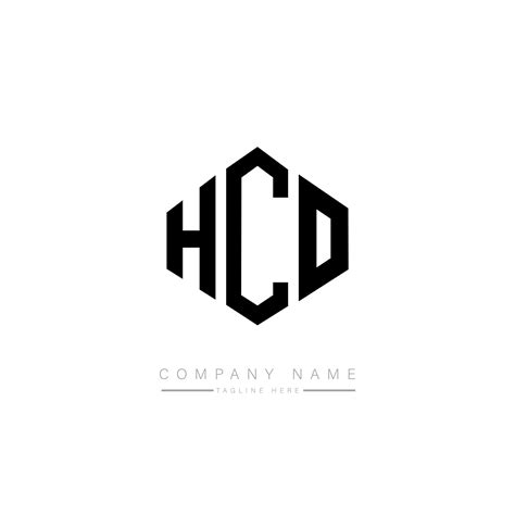 Hco Letter Logo Design With Polygon Shape Hco Polygon And Cube Shape