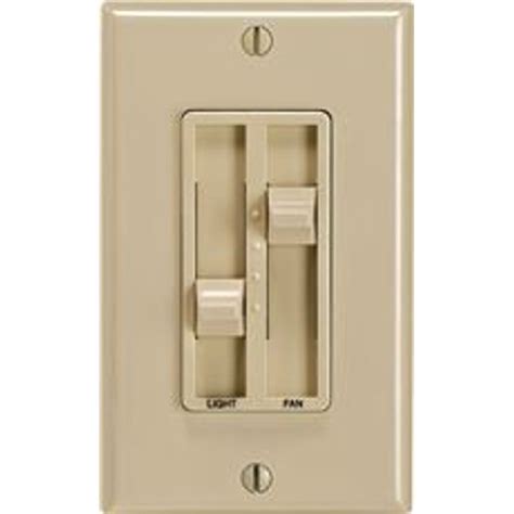 Leviton Sureslide Dual Fan Dimmer 120 Volt Single Pole Ivory