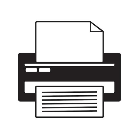Premium Vector Print Printer Icon