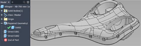 how can i simply delete faces in repair body environment autodesk