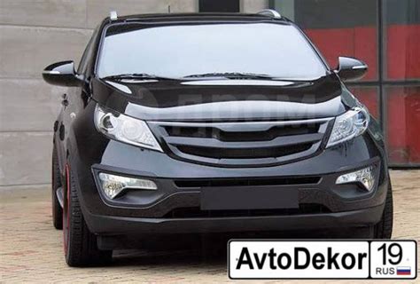 Купить Решетка радиатора "Road Runs" на KIA Sportage 3 (Киа Спортейдж 3 ...