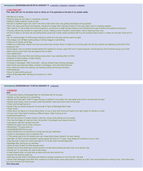 Anon Watches Man Vs Wild Rcreepygreentexts